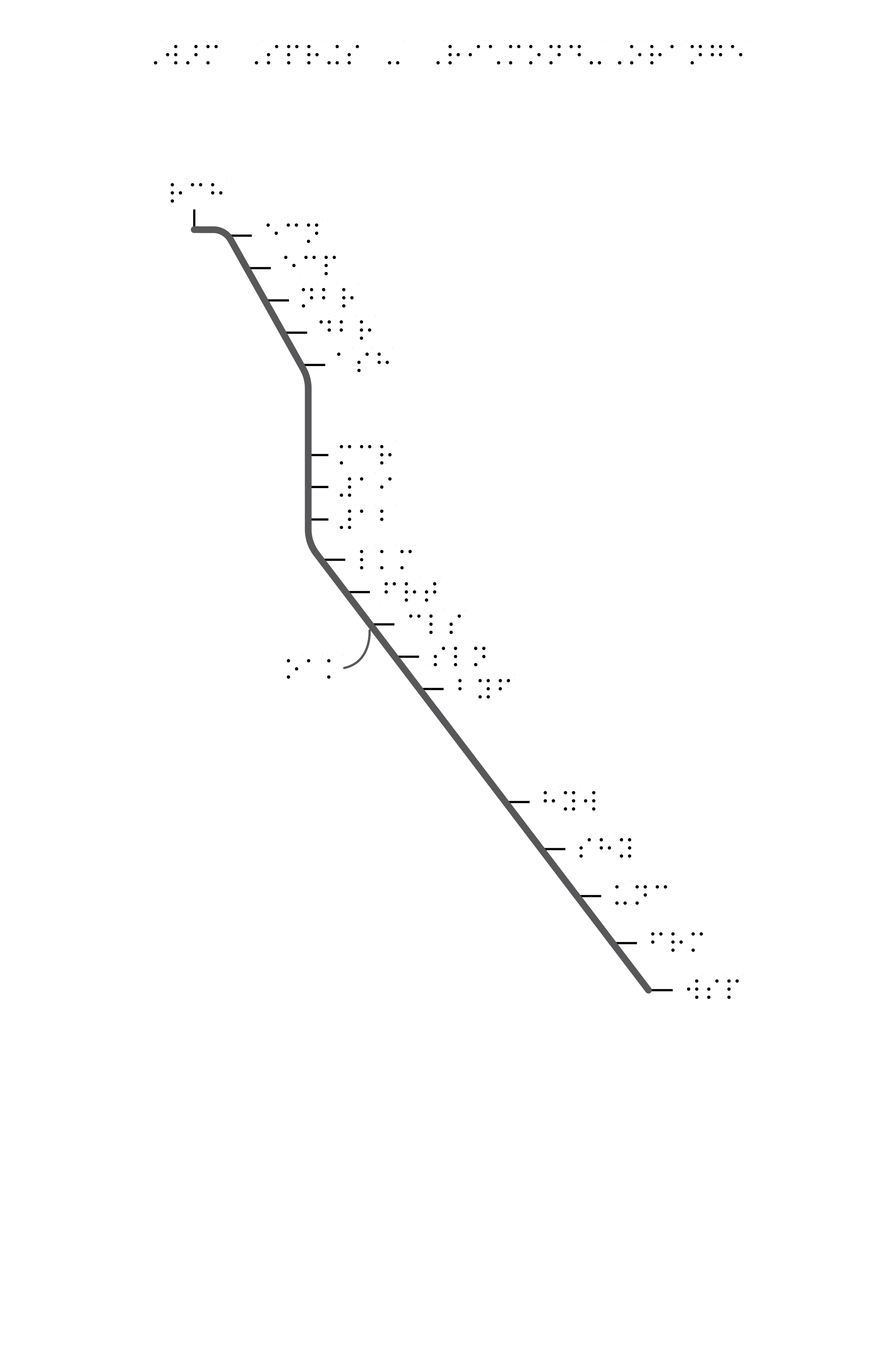 Tactile BART System Map – Naomi Rosenberg Design