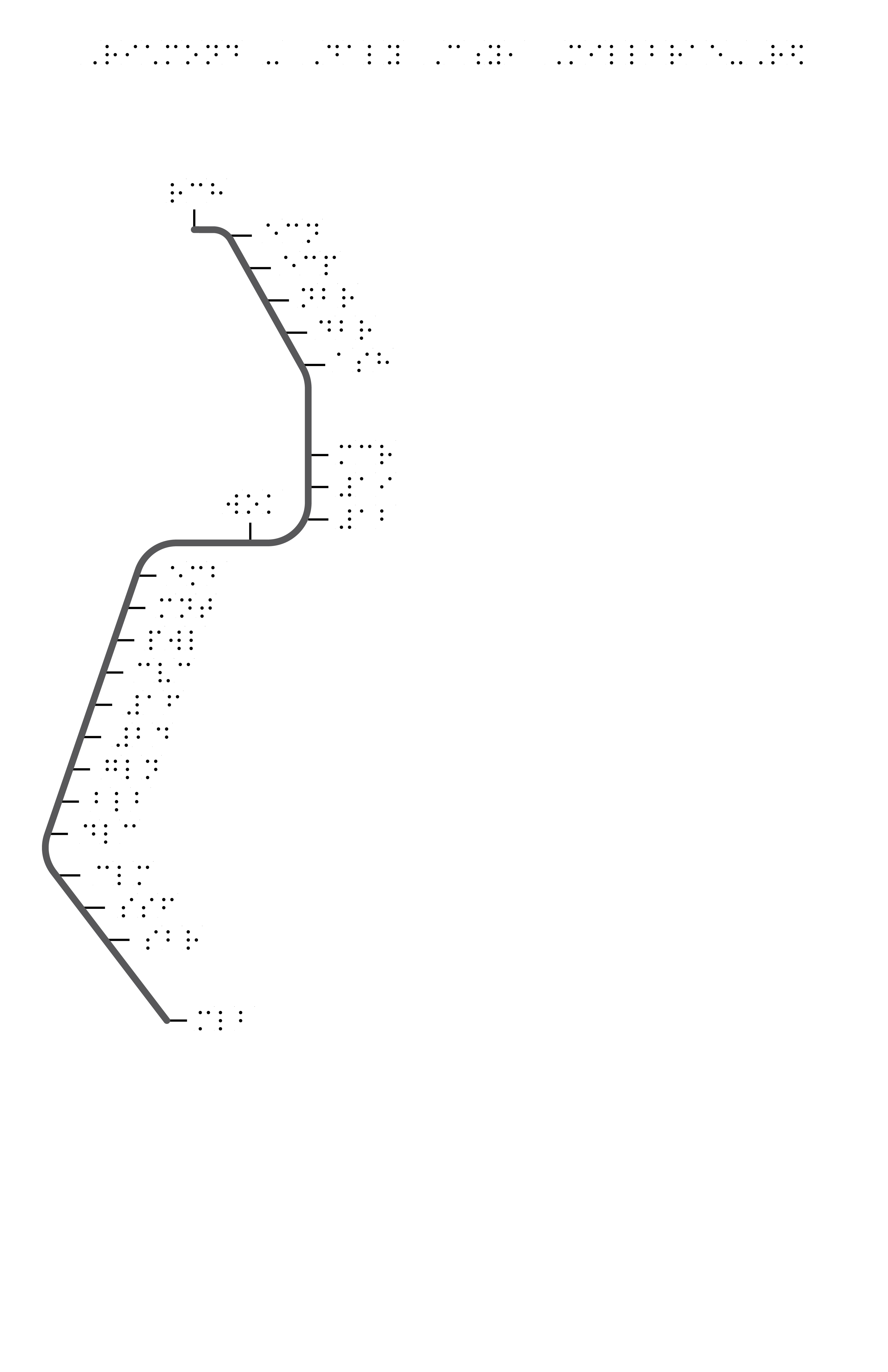 Tactile BART System Map – Naomi Rosenberg Design